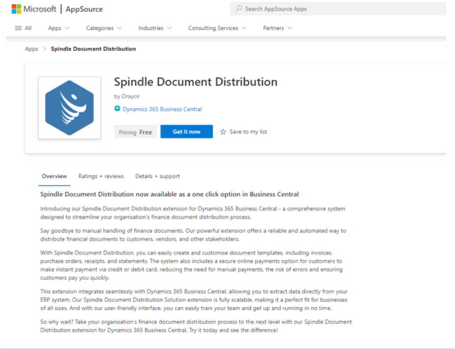 Chrome extension and Business Central Extension - Draycir